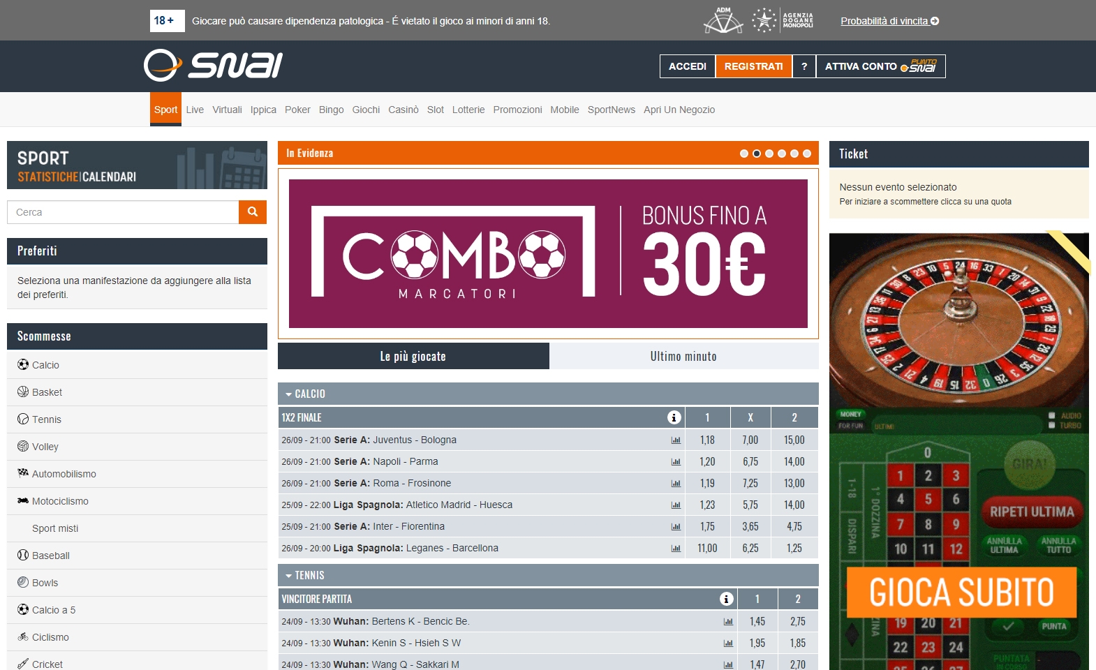 Siti Scommesse 2021 » Migliori Siti di Scommesse in Italia